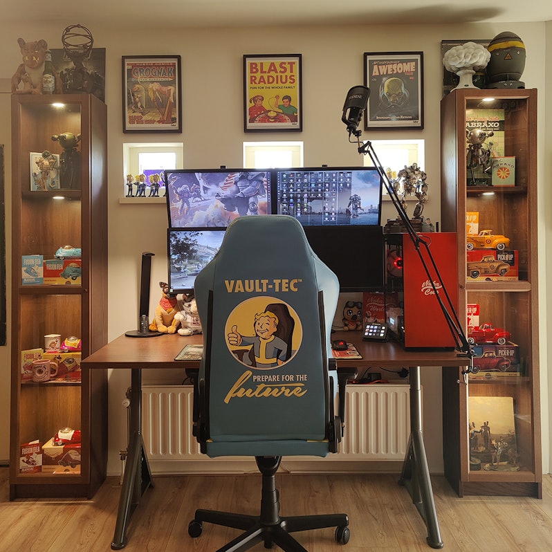 Memory Foam Pillow Set - Fallout Nuka Cola Quantum Edition | noblechairs