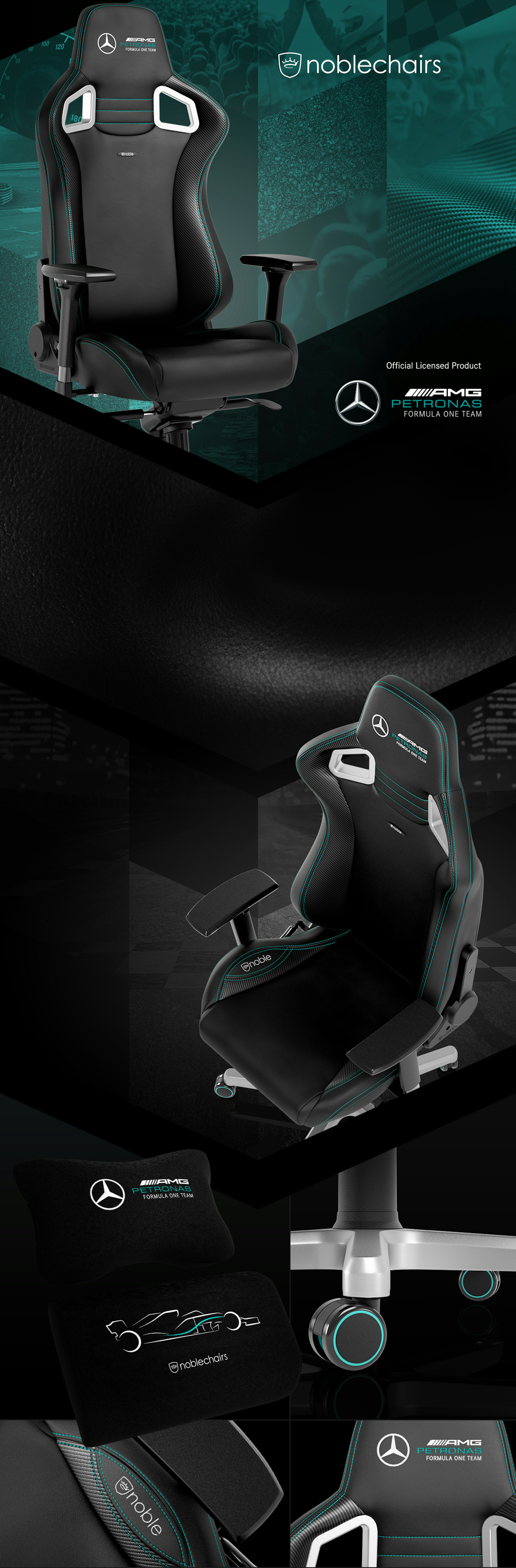 noblechairs - Mercedes-AMG Petronas Motorsport Special Edition ...